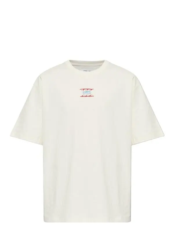 Samsøe Samsøe Samsøe Samsøe Sagergei Logo Crewneck T-shirt - White