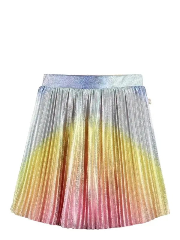 BILLIEBLUSH Pleated Iridescent Skirt - Pink