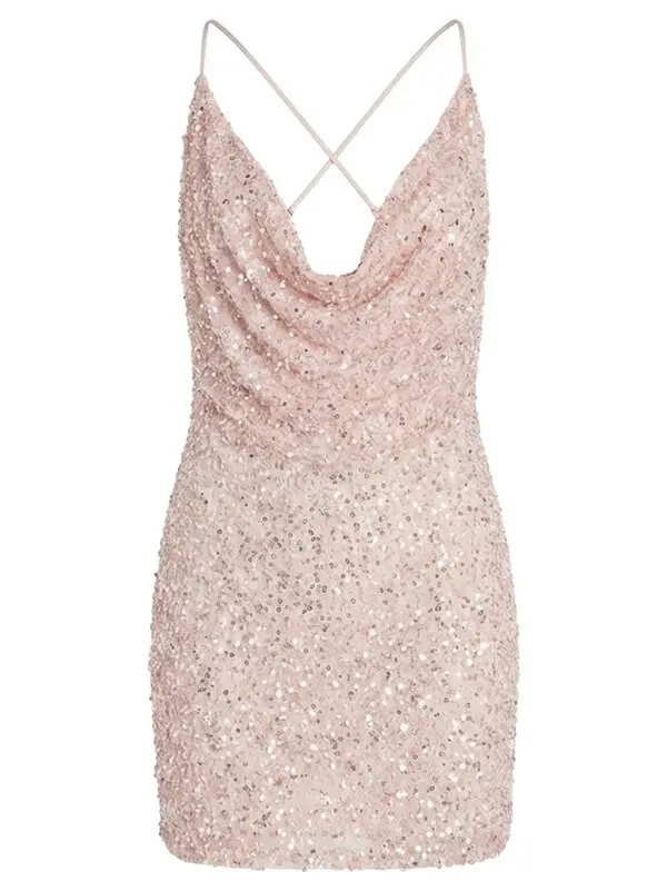 Retrofete Mich Dress - Rosa