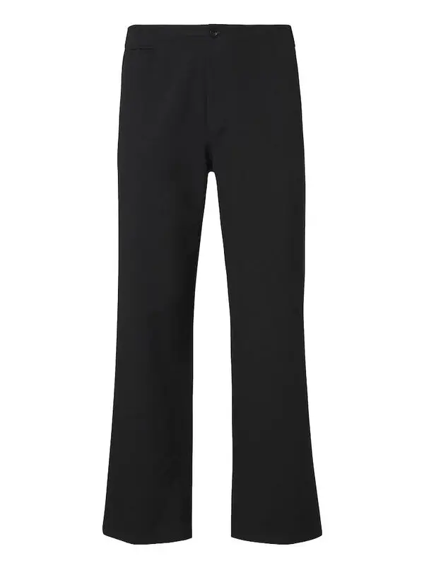 THE ROW Ramil Virgin Wool Wide-leg Pants - Black