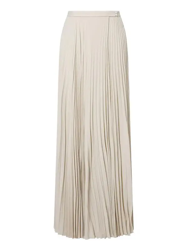 TOM FORD Pleated Maxi Skirt - White