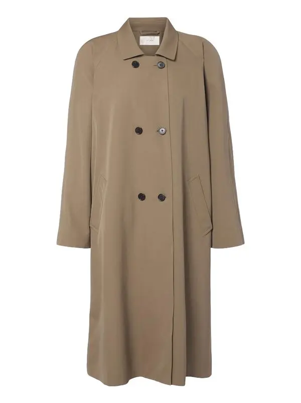 THE ROW Emma Double-breasted Wool Coat - Beige