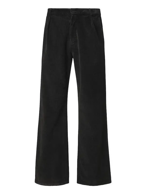 THE ROW Paulo Cotton Corduroy Pants - Black