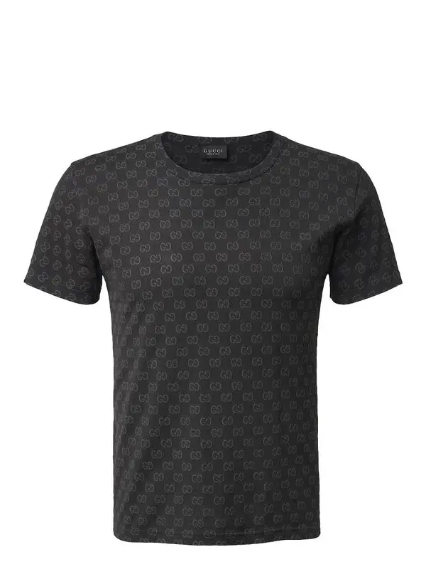 Gucci Gg Cotton Piqué T-shirt - Black