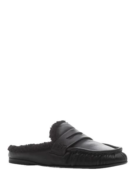 275 CENTRAL Vivien Loafer Mule - Black