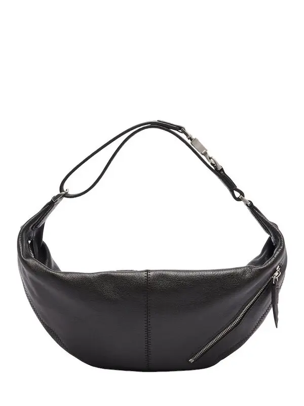 LEMAIRE Quiver Mini Leather Top-handle Bag - Brown