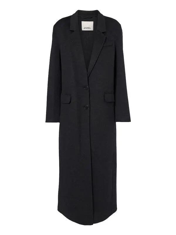 Isabel Marant Étoile Clesa Wool And Cashmere Coat - Grey