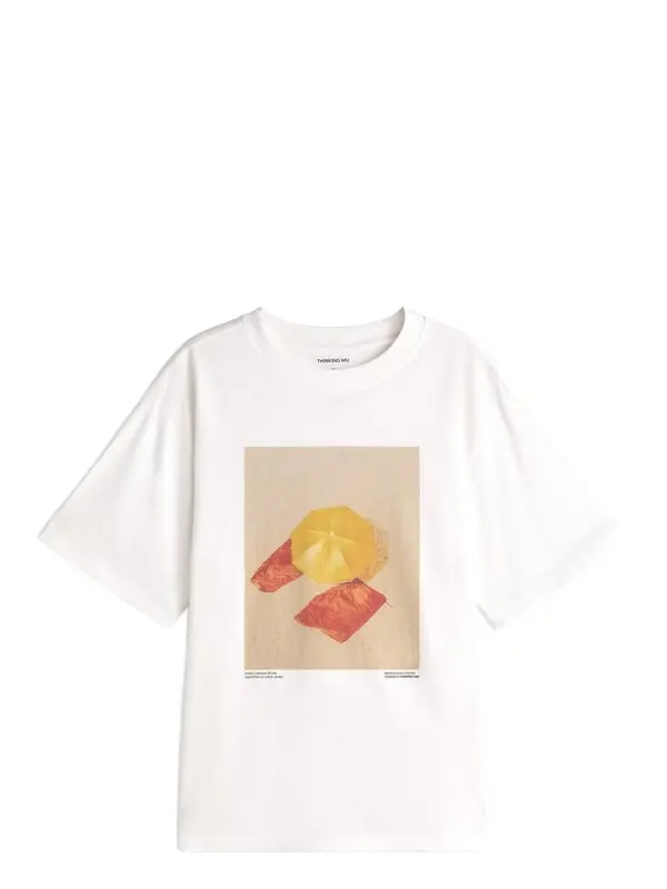 THINKING MU Yosigo Eric Oversize T-shirt - White