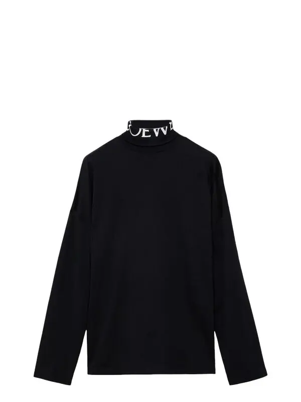 Loewe Turtle Neck Top - Black