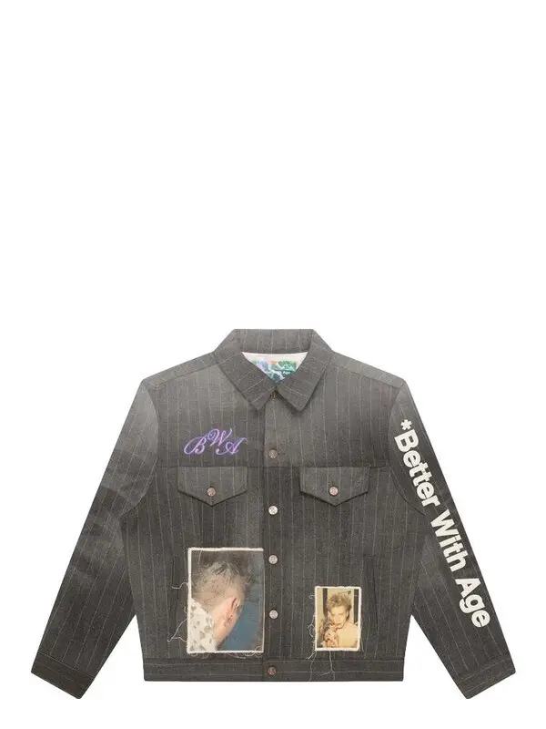 BETTER WITH AGE Eastman Wool Trucker Jacket - Gray