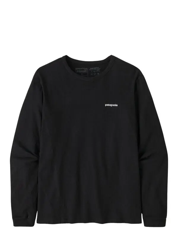 Patagonia L/s P-6 Logo Responsible-tee - Black