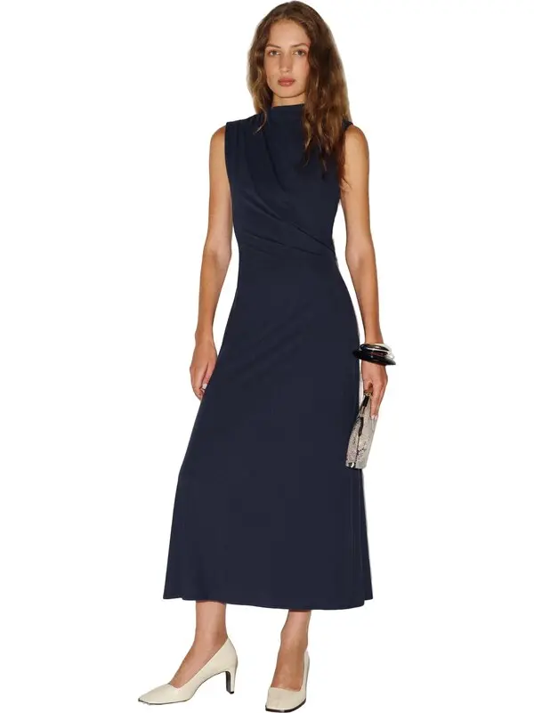 REFORMATION Bellin Knit Dress - Blue