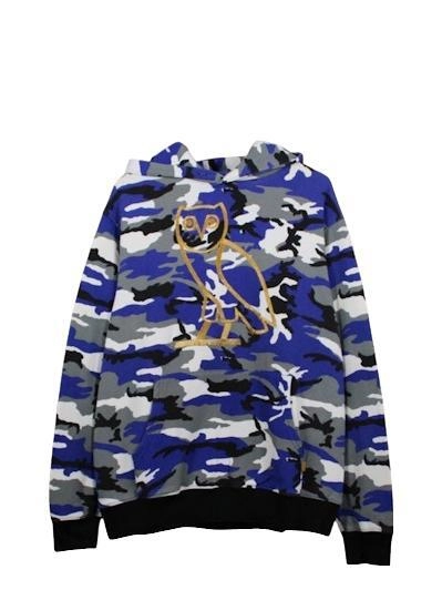 OVO Camouflage Owl Hoodie - Blue