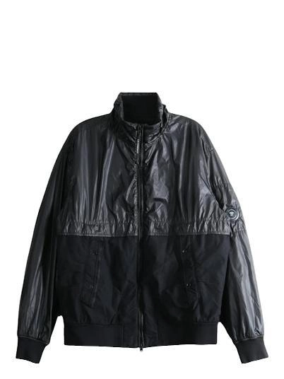 C.P. COMPANY Cs Ii Mixed Bomber Jacket - Black