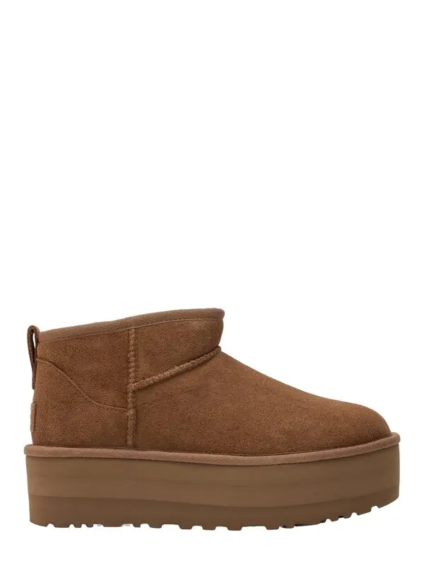 UGG Classic Ultra Mini Platform Boots - Beige