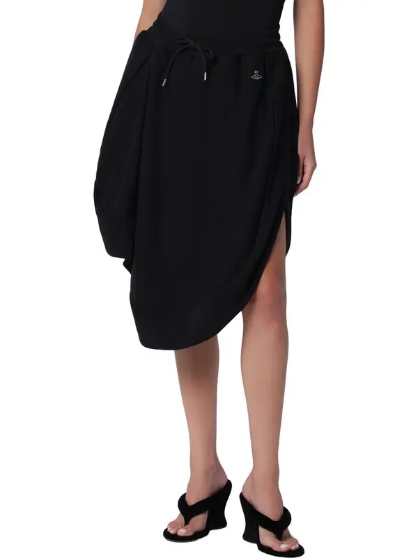 VIVIENNE WESTWOOD Zingara Cotton Skirt - Black