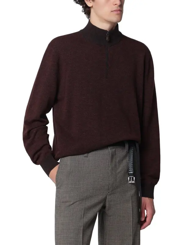 Loro Piana Roadster Cashmere Jumper - Brown
