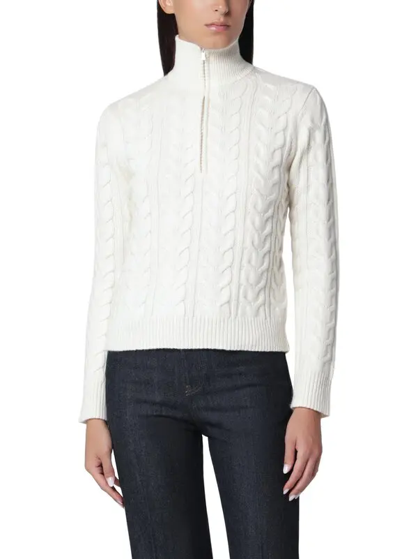 Max Mara Mxmlibero Cashmere Sweater - White