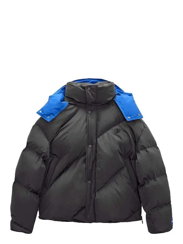 ADER ERROR X Zara Quilted Puffer Jacket - Gray