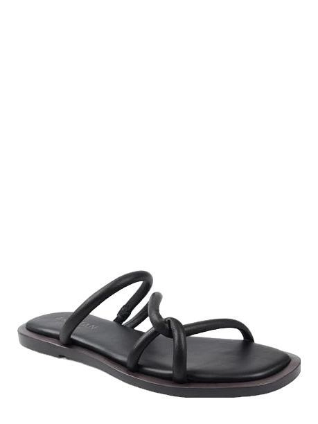 ARTISAN CRAFTED BY ZIGI Bax Leather Slide Sandal - Black Leather