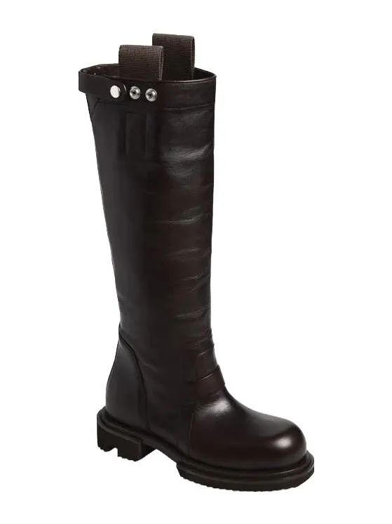 Rick Owens Gabe Pull-on Knee-high Boots - Grease