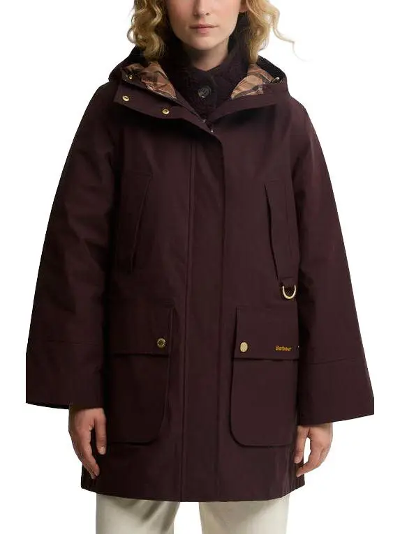 Barbour Rotsea Waterproof Jacket - Fig/muted
