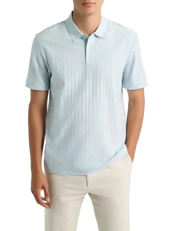 BOSS H-parlay Cotton Polo - Open Blue