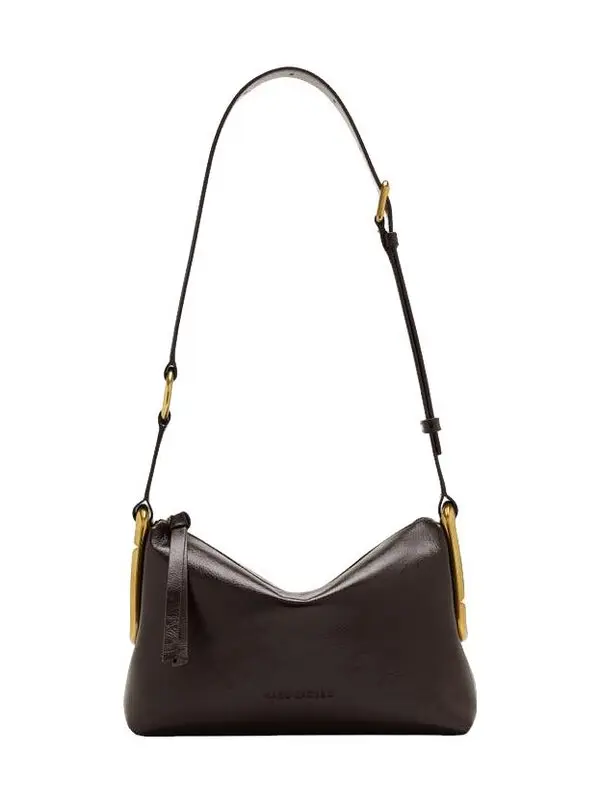 Marc Jacobs Scene Medium Crinkled Leather Shoulder Bag - Fondant