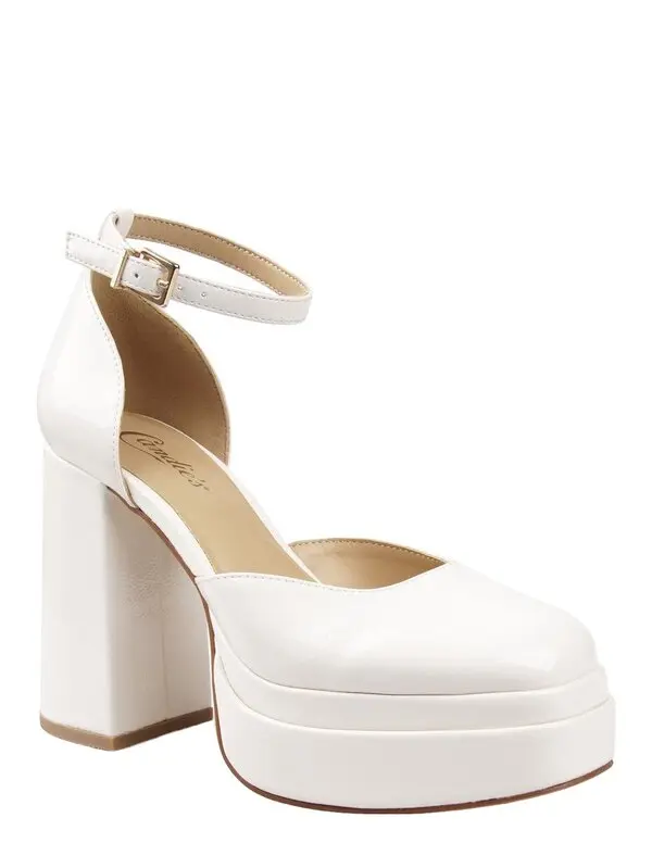 CANDIE'S Ankle Strap Platform Pump - Ofwfx