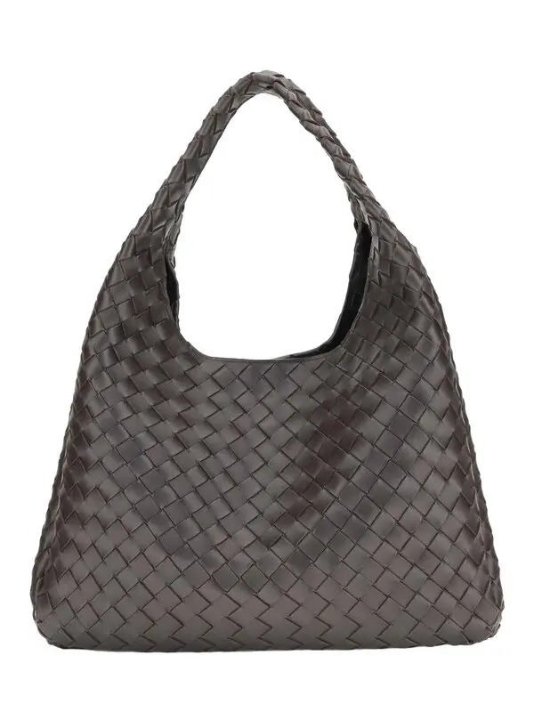 Bottega Veneta Large Campana Shoulder Bag - Brown