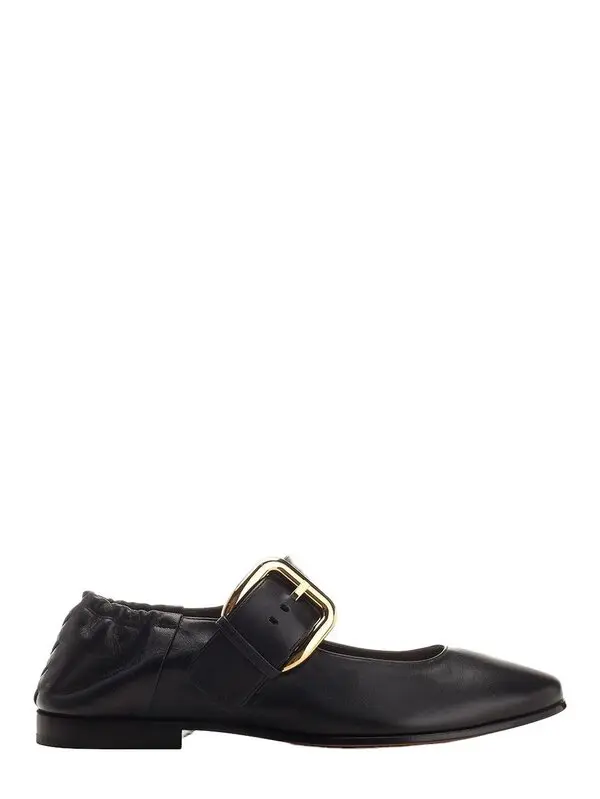 Bottega Veneta Astaire Mary Jane Ballerinas - Black