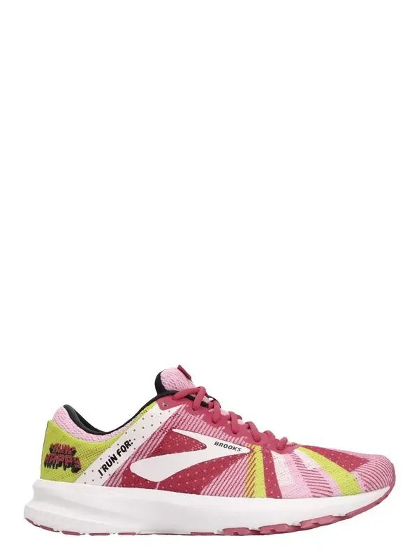Brooks Wmns Launch 6 White - Pink