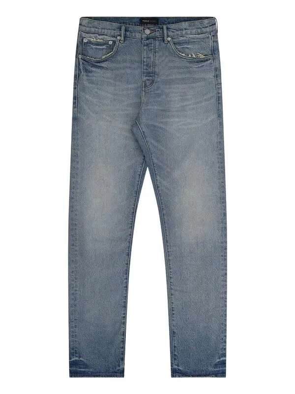 PURPLE BRAND Icon Wide Denim Jeans - Blue