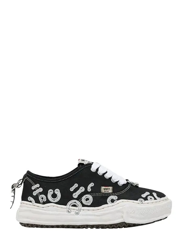 Mihara Yasuhiro Baker Og Sole Low Top Sneakers - Black