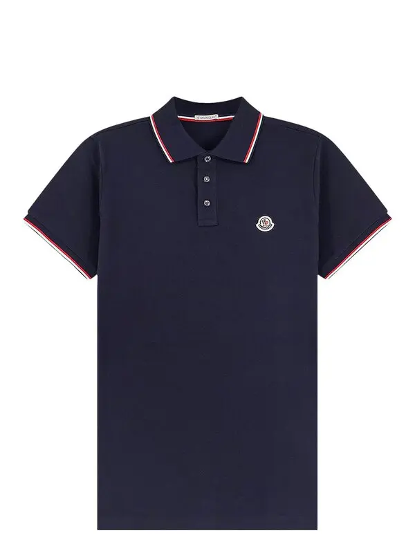 Moncler Short-sleeve Polo /navy - Black