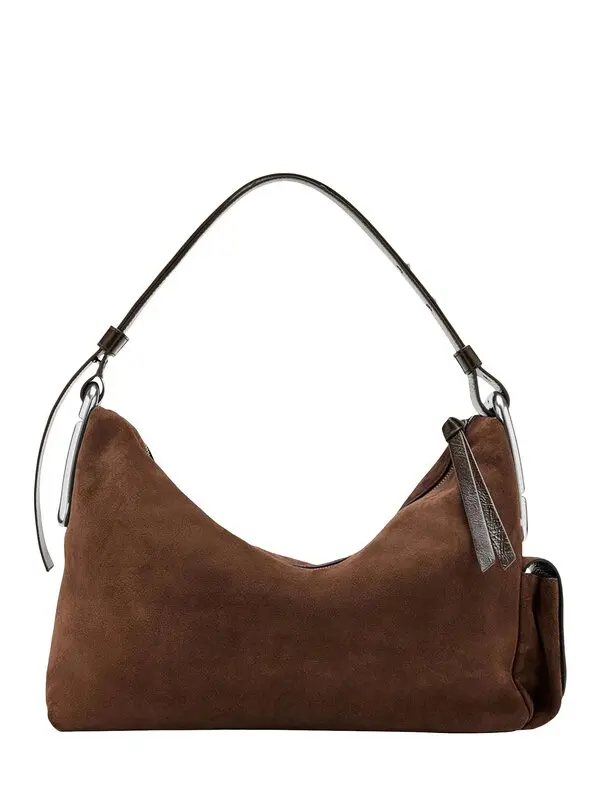 Marc Jacobs Suede Shoulder Bag - Brown