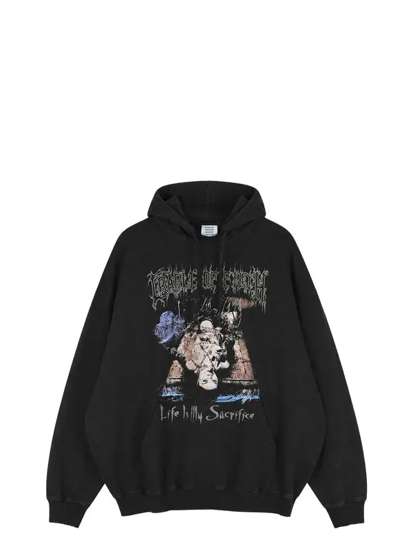 Vetements Cof Sacrifice Hoodie - Black