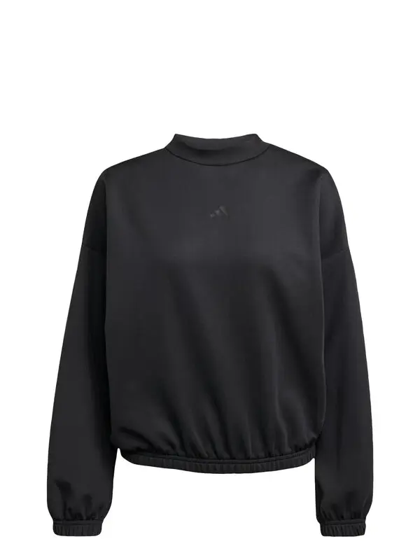Adidas Yoga Essentials Mock Neck Cover-up - Black