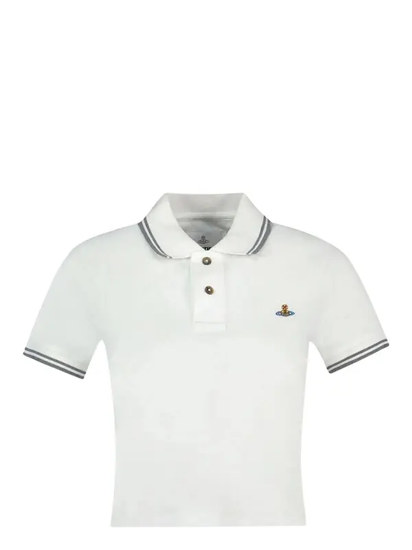 VIVIENNE WESTWOOD Mini Classic Polo Shirt - White