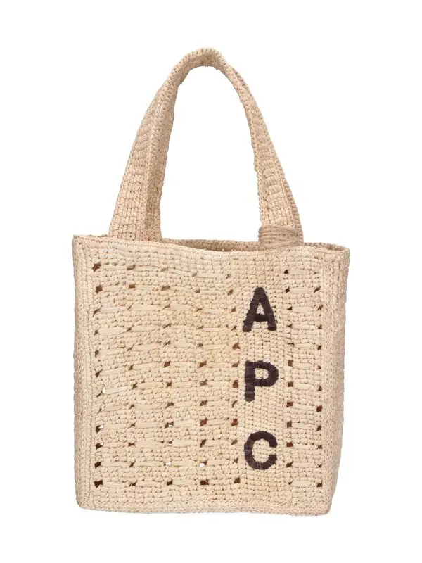 A.p.c. Woven Tote Bag - Beige