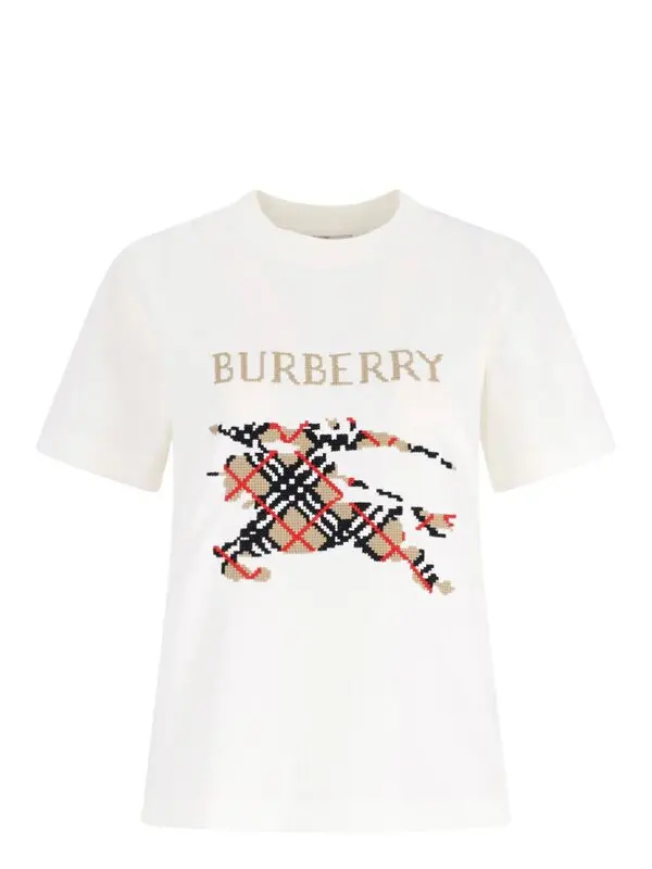 Burberry Graphic Cotton T-shirt - White