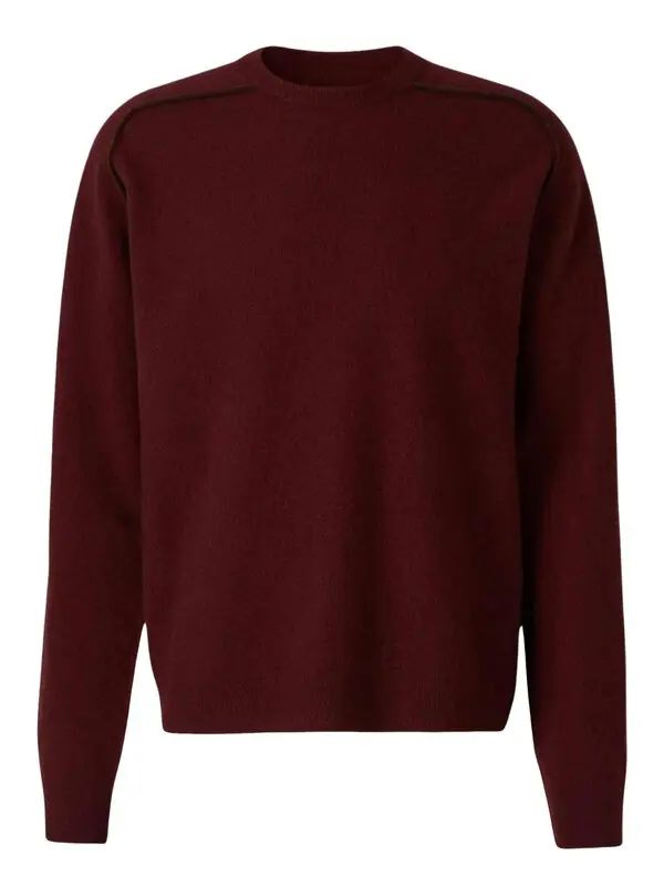 MAISON MARGIELA Wool Crewneck Sweater - Bordeaux