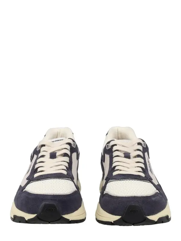 AUTRY Low-top Sneakers In Mesh And Suede - Multicolour