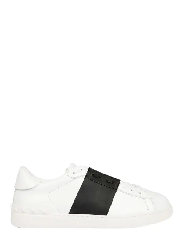 Valentino Garavani Low-top Leather Sneakers - Black