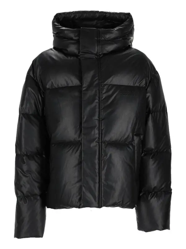 MAISON MARGIELA Padded Hooded Puffer Jacket - Black