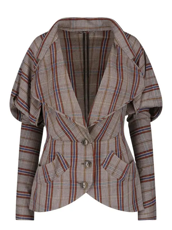 VIVIENNE WESTWOOD Plaid Tailored Blazer - Multicolor