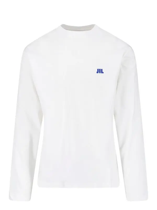JIL SANDER Long Sleeve Crewneck T-shirt - White