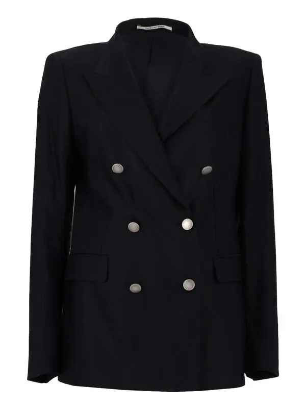 Tagliatore Double-breasted Tailored Blazer - Blue