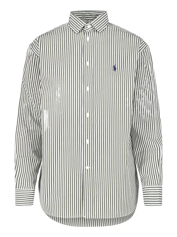 Polo Ralph Lauren Classic Striped Button-down Shirt - Green