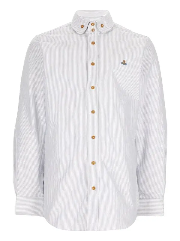 VIVIENNE WESTWOOD Pinstripe Button-down Shirt - Black